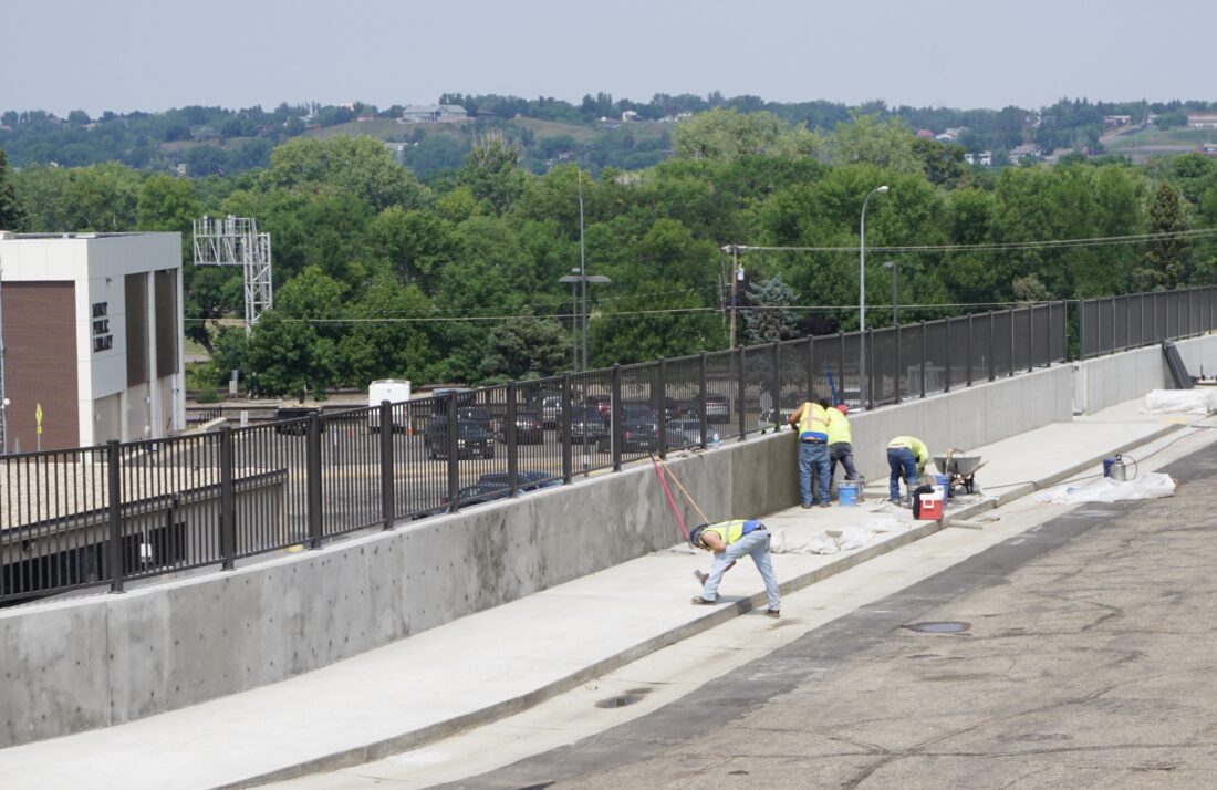 Construction completed on retaining wall | News, Sports, Jobs - Minot ...